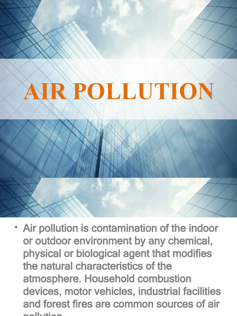 Climate Air pollution.pptx | PDF | Air Pollution | N Ox