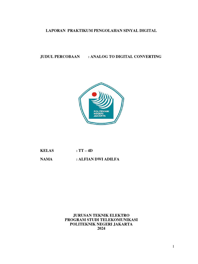 Alfian Dwi Adilfa - Praktikum ADC PSD | PDF