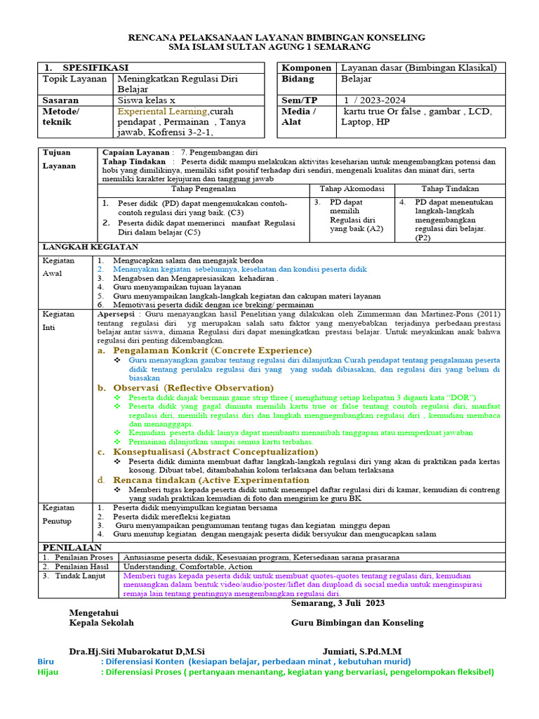 RPL 2 Meningkatkan Regulasi Diri Belajar | PDF