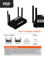 Maxis EasyMesh WiFi 6 Setup Guide | PDF | Wi Fi | Data Transmission