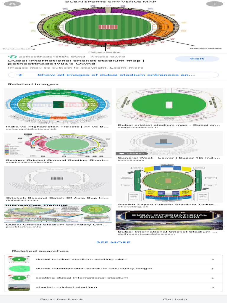Dubai Stadium Enterances and Map - Google Search | PDF