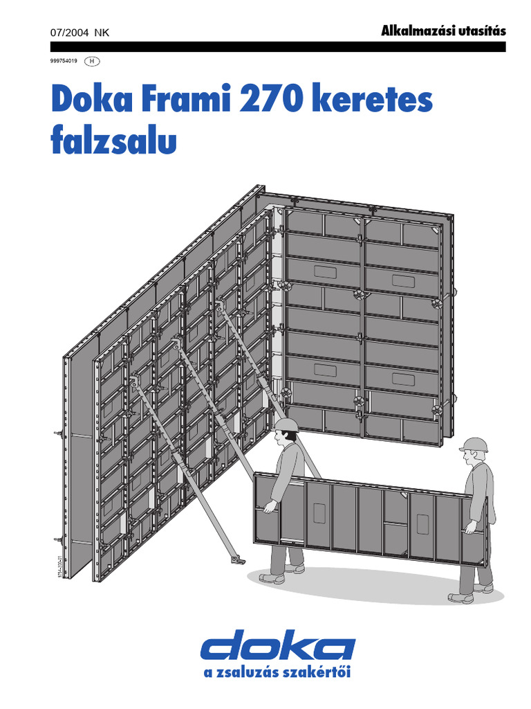 Doka Frami 270 Magyar | PDF