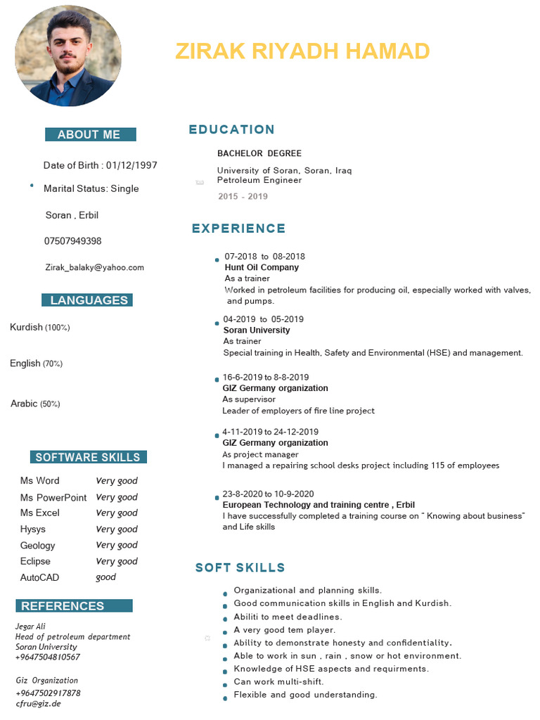 Zirak Riyadh-CV | PDF