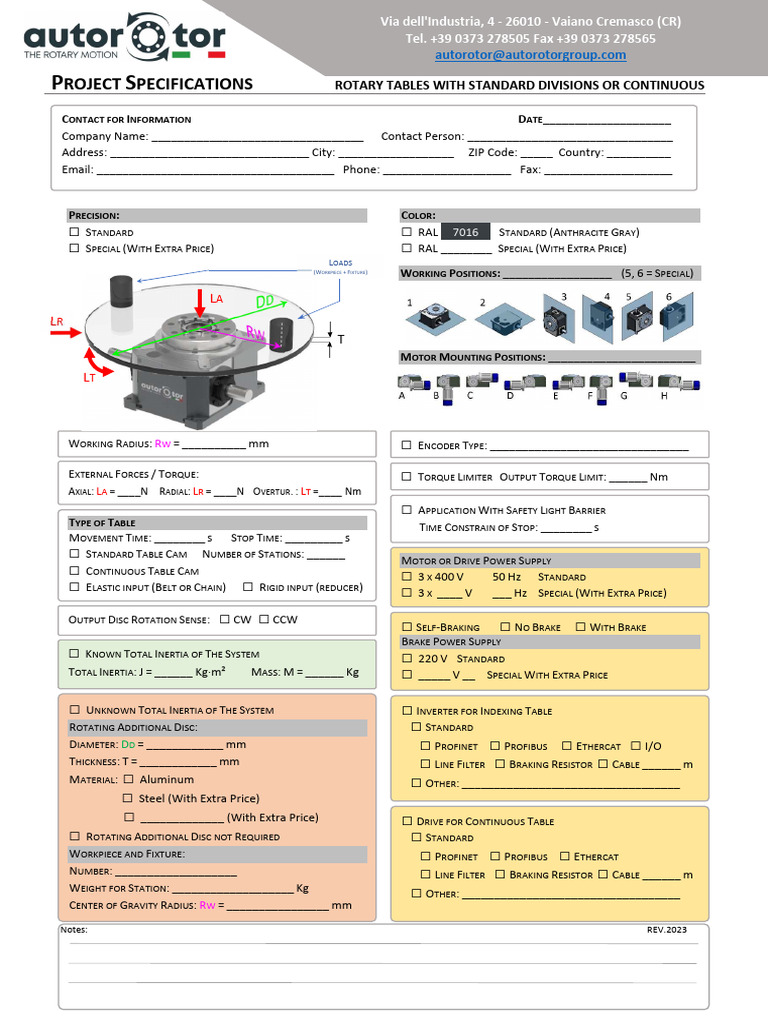 Autorotor-Sizing-Sheet-Table-Rev.2023 | Download Free PDF | Electric ...