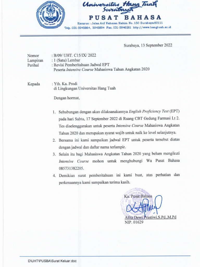 Jadwal Tes Peserta IC Mahasiswa Angkatan Tahun 2020 | PDF Jadwal Tes Peserta IC Mahasiswa Angkatan Tahun 2020 | PDF