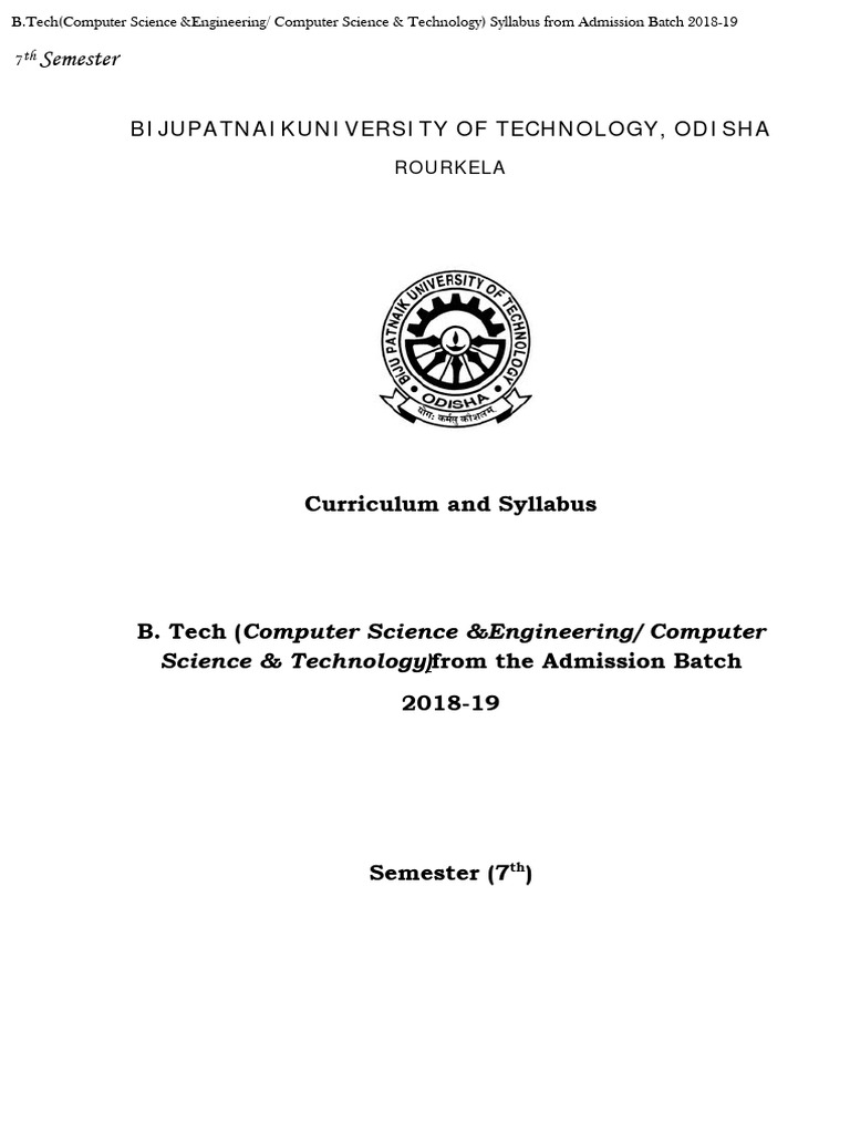 Syllabus B.Tech 7th Sem CSEgfh | PDF | Internet Of Things | Solar Power Syllabus B.Tech 7th Sem CSEgfh | PDF | Internet Of Things | Solar Power