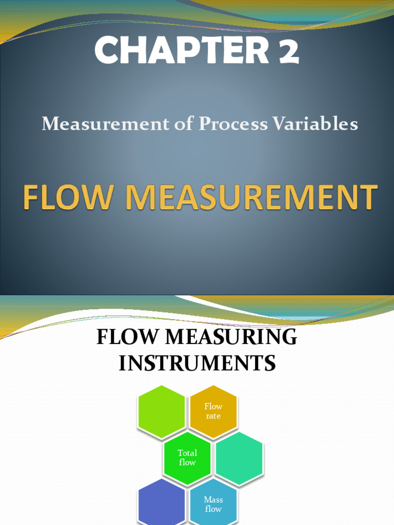 CHAPTER 2.3 FLOW MEASUREMENT Pic | PDF | Flow Measurement | Applied And ...