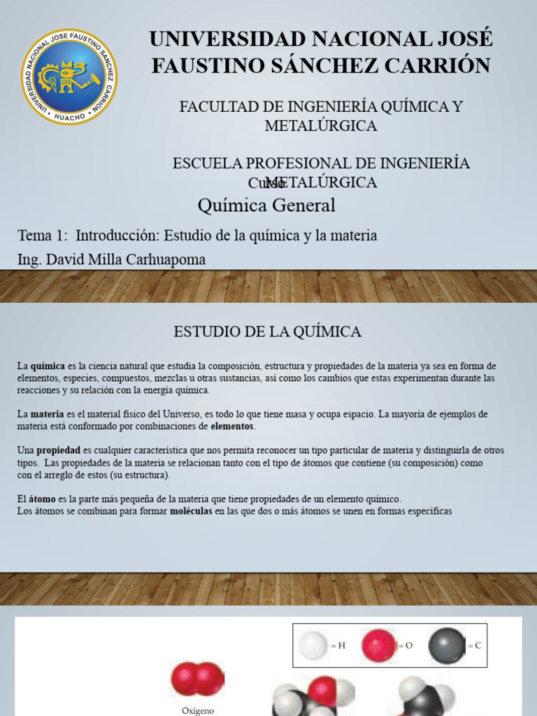 Tema 1 - Introducción - Estudio de La Química y La Materia | PDF | Sustancias químicas | Importar