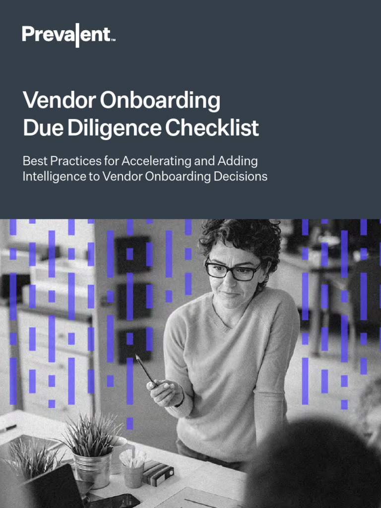 Vendor Onboarding Checklist | PDF | Risk | Computer Security