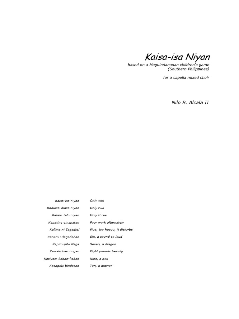 kaisa_isa_niyan | PDF