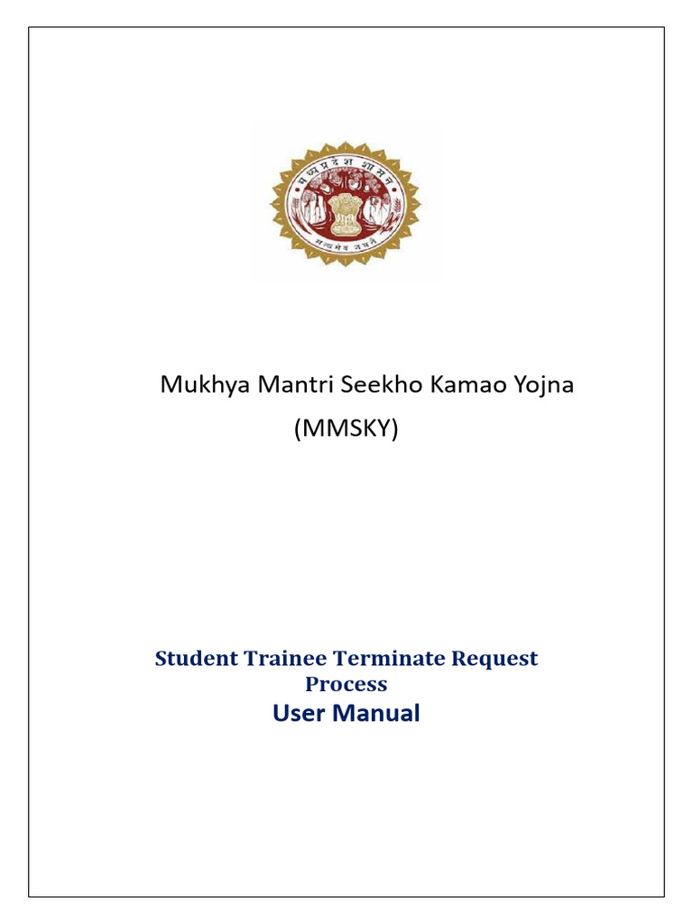 Student Trainee Terminate Request User Manual | PDF | Software Student Trainee Terminate Request User Manual | PDF | Software
