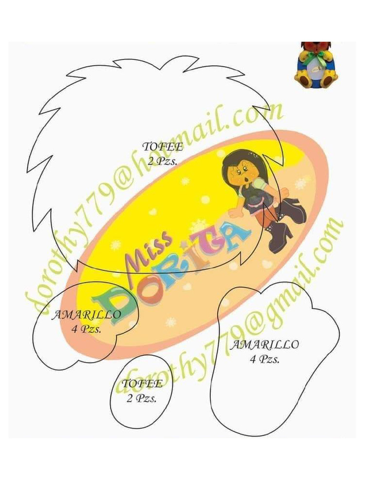 Molde de León para Imprimir | PDF