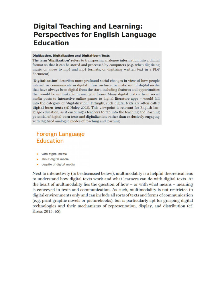 Digital Teaching | PDF