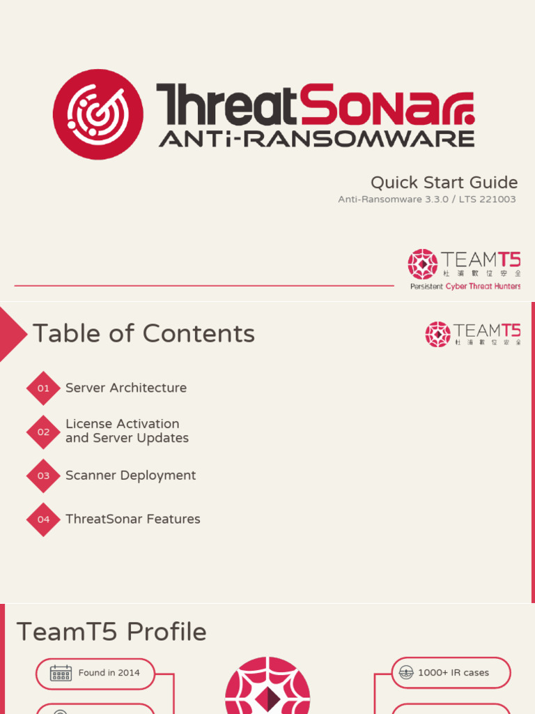 ThreatSonar QuickStart Guide enUS | PDF | Microsoft Windows | Image Scanner