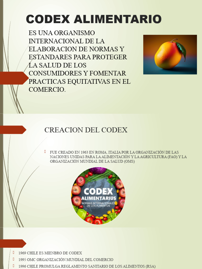 Codex Alimentario | PDF