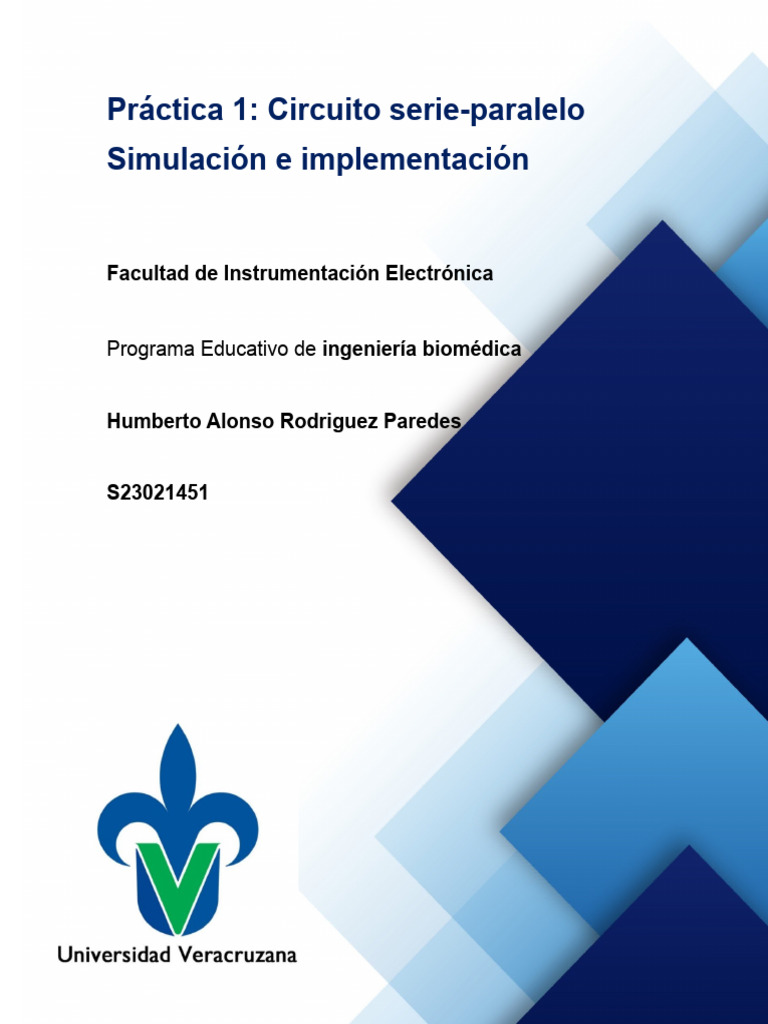 Simulacion e Implementacion Reporte Alo Rguez | PDF | Resistencia ...