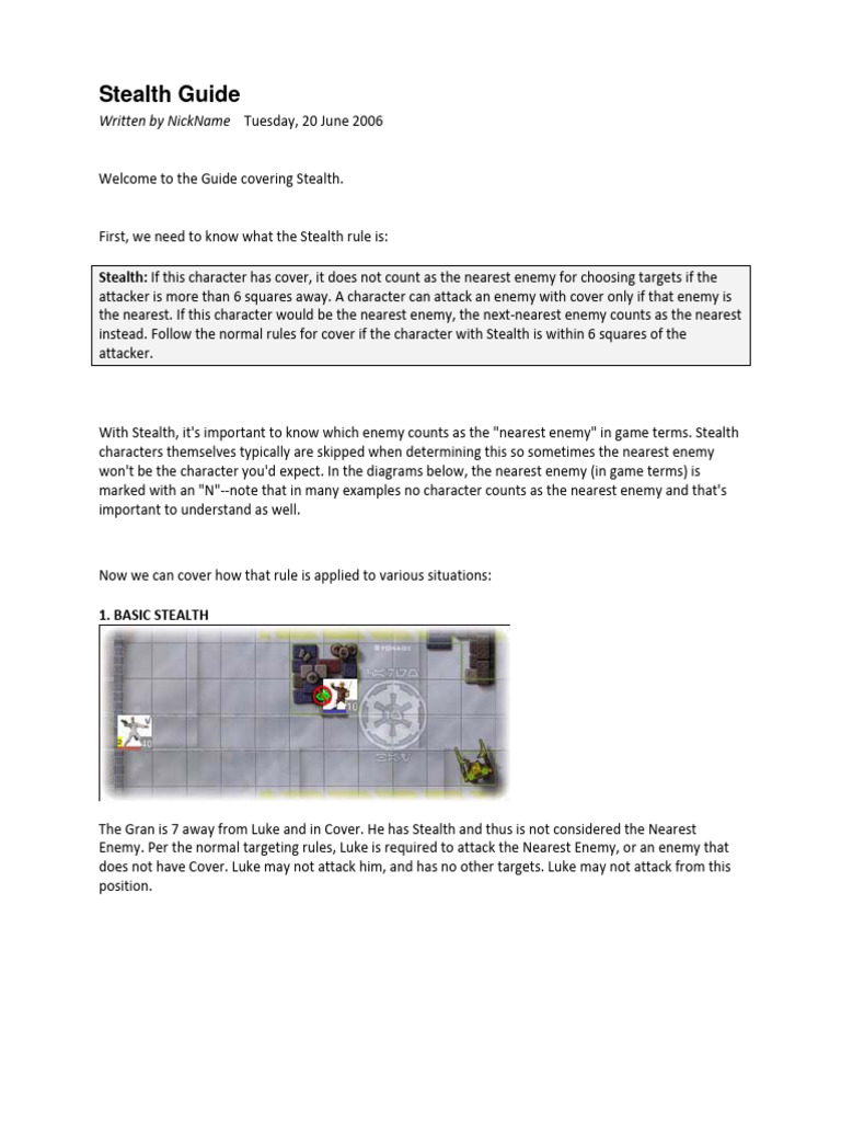 Stealth Guide | PDF