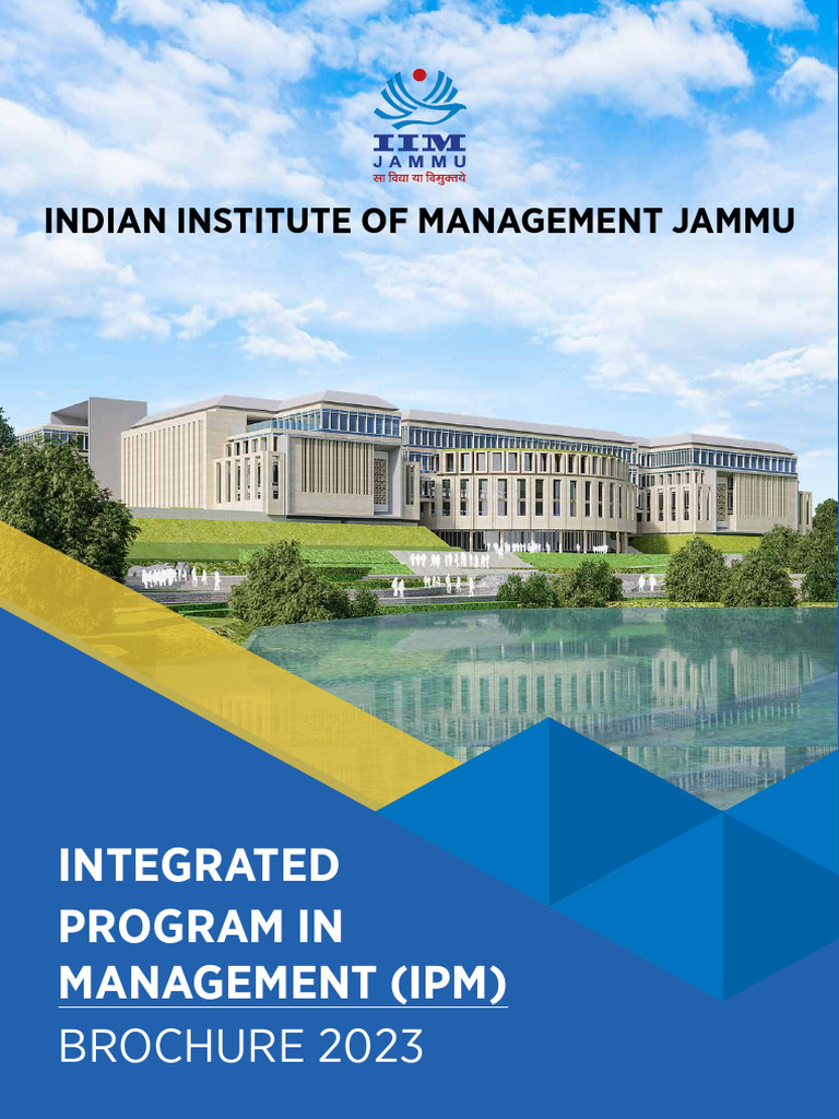 IPM 2023 24 Brochure | PDF | Analytics | Business