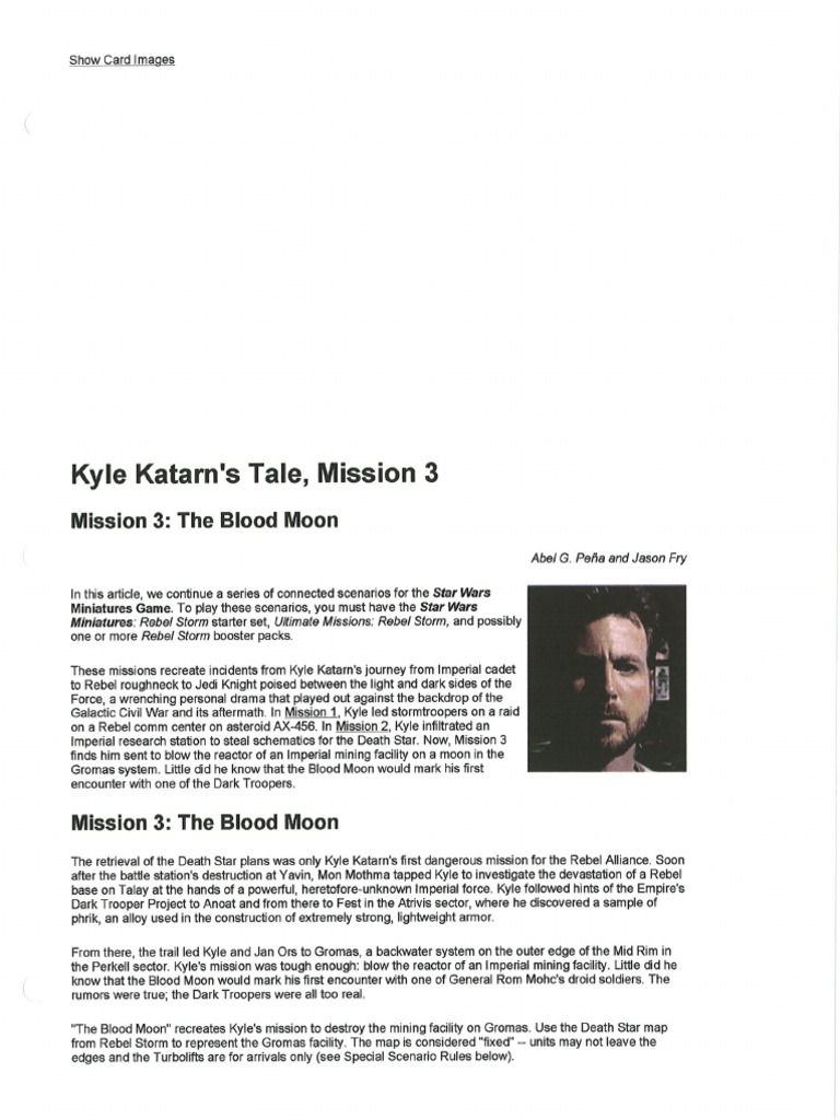 Kyle Katarns Tale Mission 3 The Blood Moon | PDF