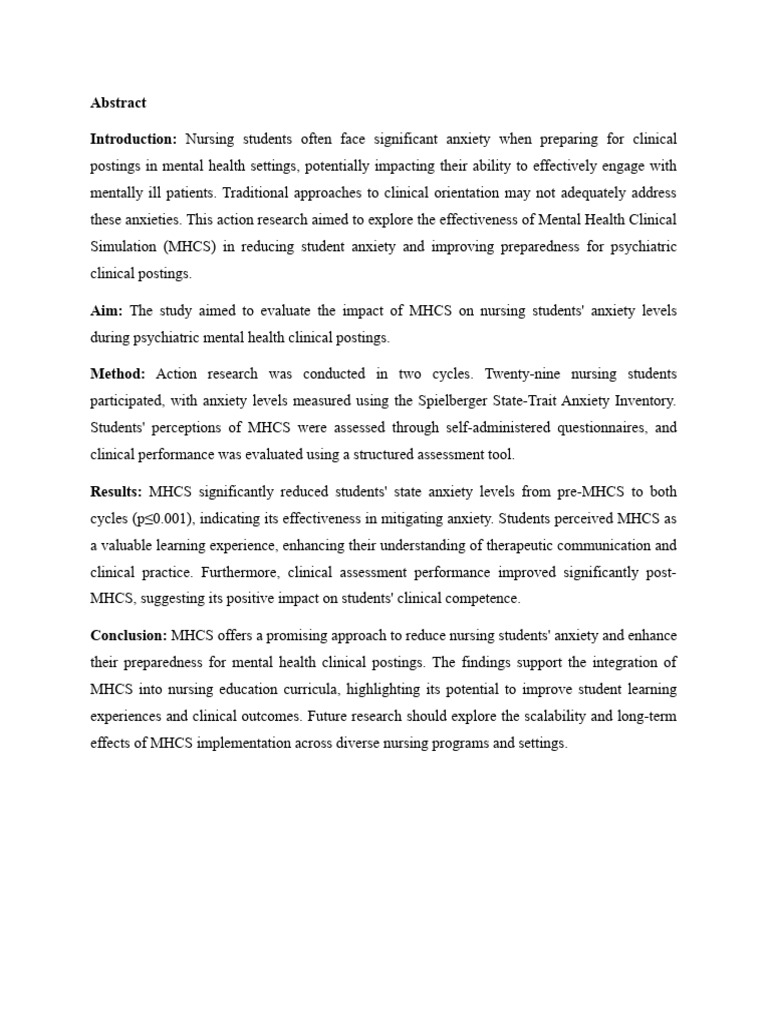 Abstract Dr. Ahmed El-Monshed | PDF | Nursing | Mental Health