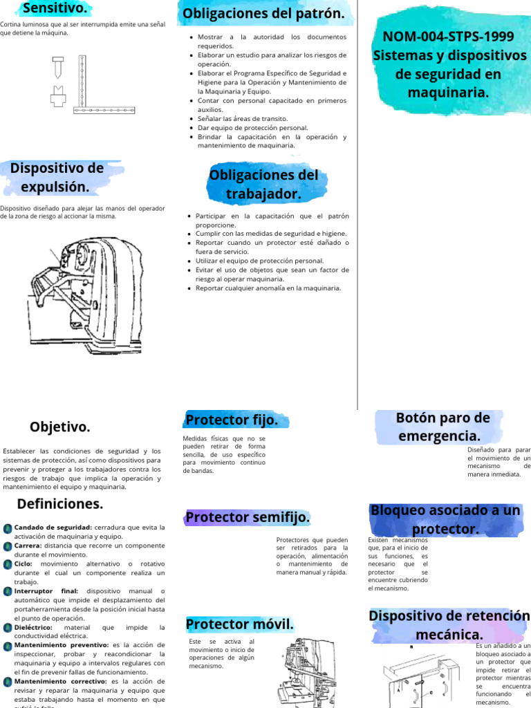 Nom-004 - STPS - Triptico | Descargar gratis PDF | Valores | Cambiar
