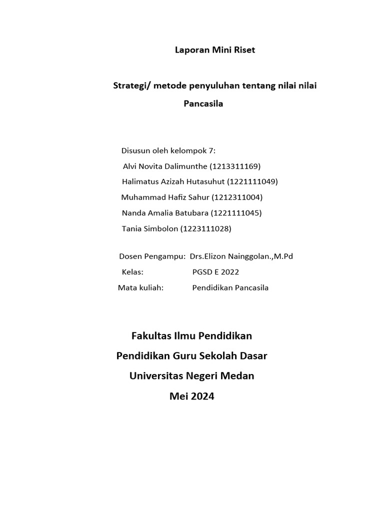 Draft Mku Ri Pancasila Kel. 7 | PDF