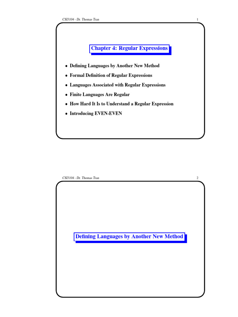 Chapter4 | Download Free PDF | Regular Expression | String (Computer Science)