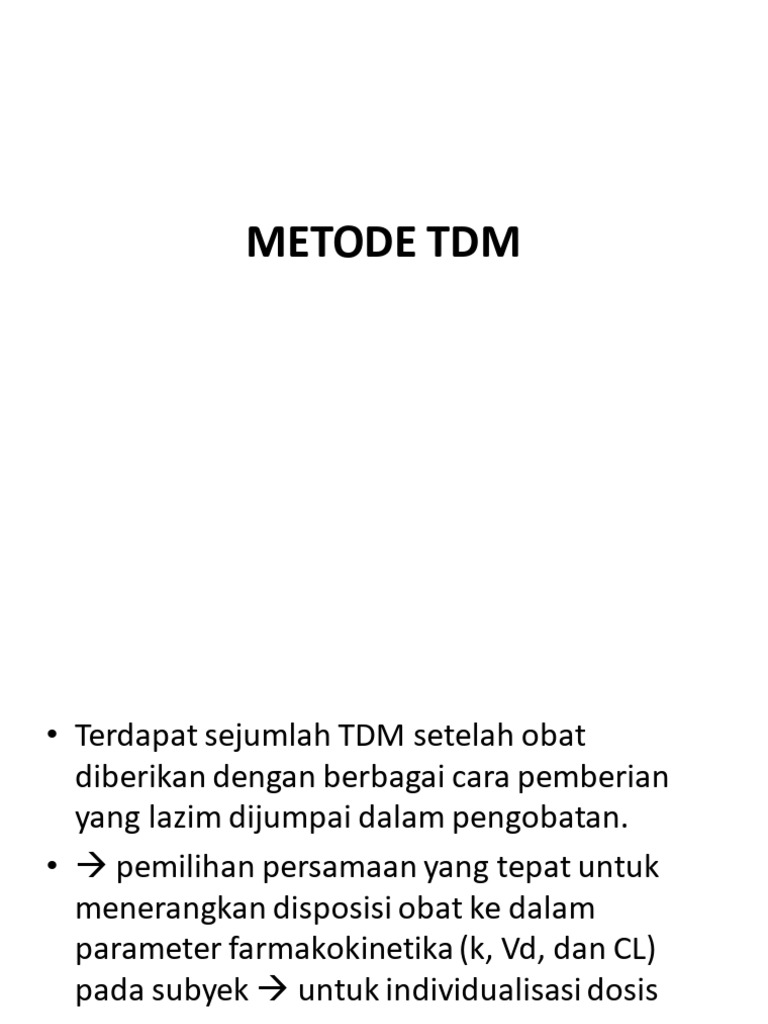 Metode TDM | PDF