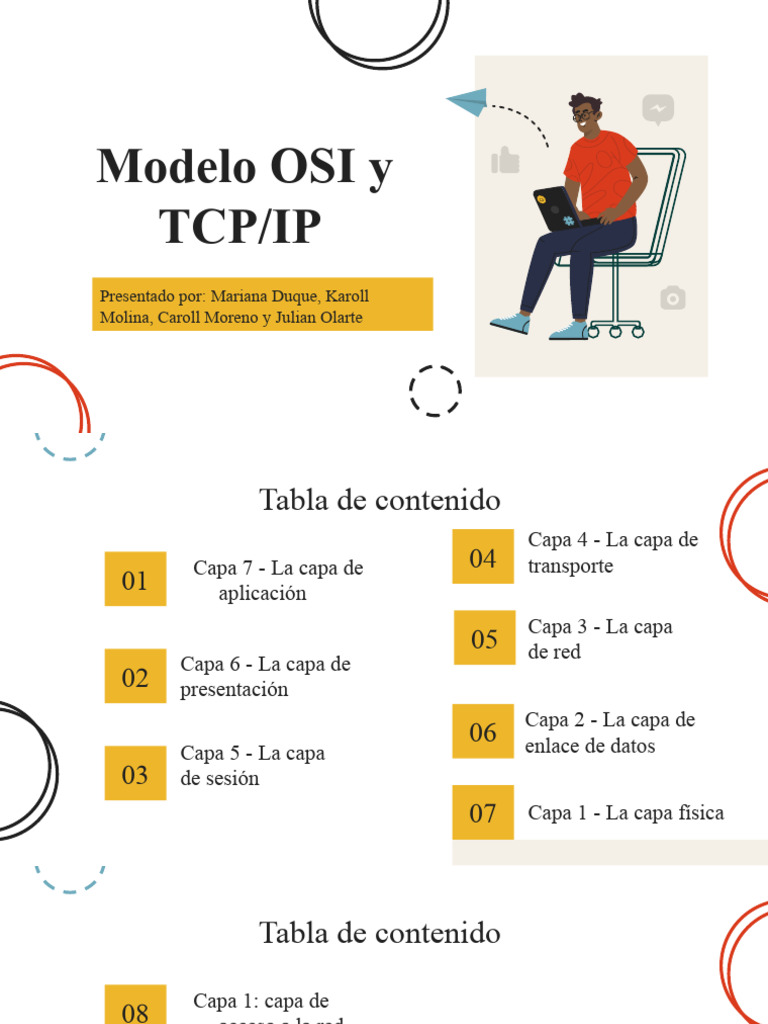Las capas de los modeos OSI y TCP | PDF | Red de computadoras | Modelo osi