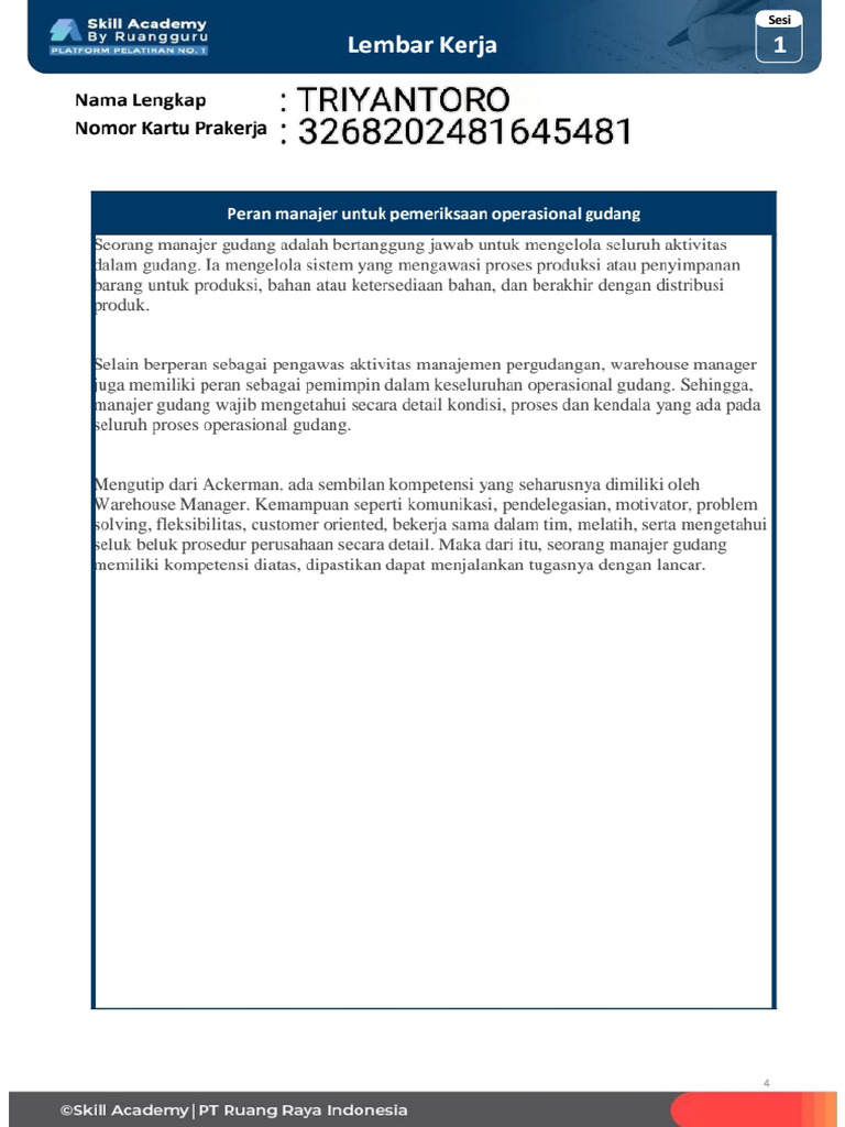 Sistem Pergudangan | PDF