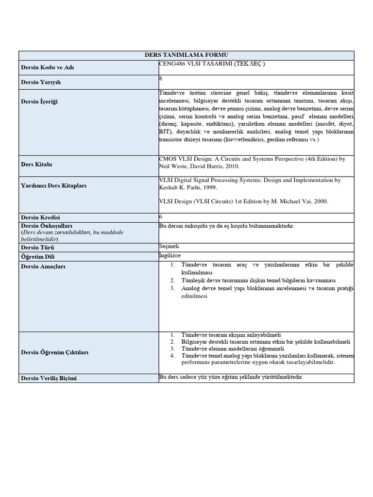 Ceng486 Turkce | PDF