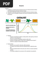 Lab Report - Investigation of The Effects of Temperature On Enzyme ...