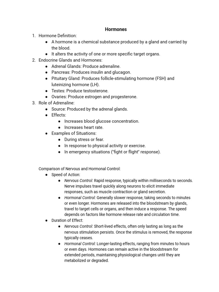 Hormones | PDF | Diabetes | Hormone