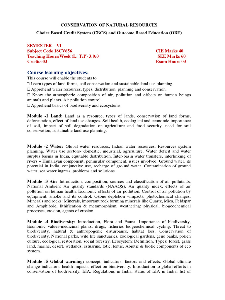 CNR NOTES | PDF | Reclaimed Water | Groundwater