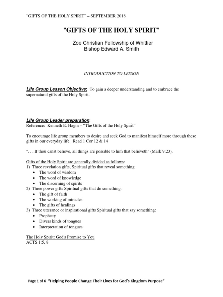 september-2018_gifts-of-the-holy-spirit | PDF | Spiritual Gift | Faith ...