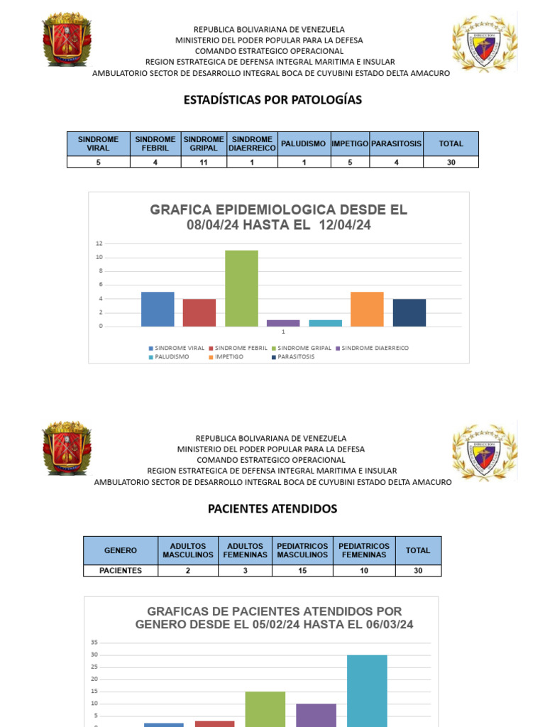 Estadísticas de Salud en Boca de Cuyubini | PDF | Enfermedades y ...
