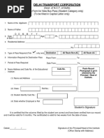 Private Bus Concession Card Application | PDF