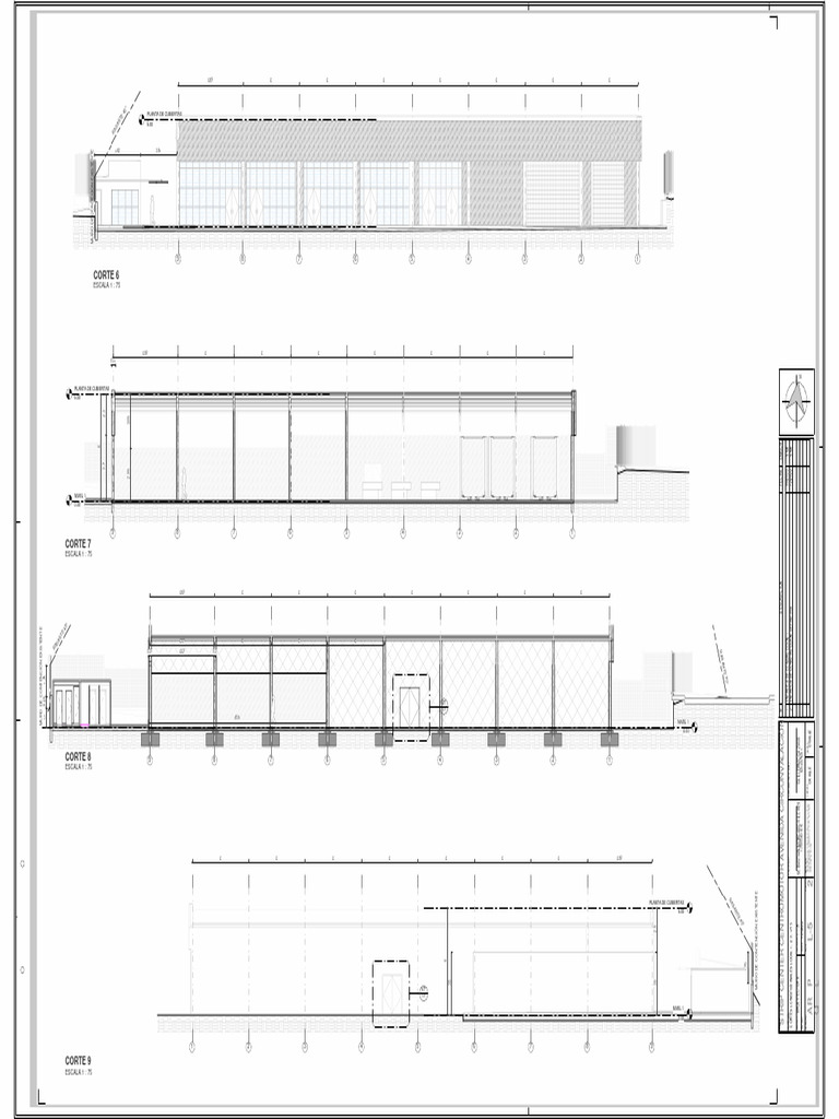 L-5 - Cortes Longitudinales Local 1, 2, 3, 4 y 5 | PDF