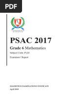 PSAC Mathematics P120 | PDF