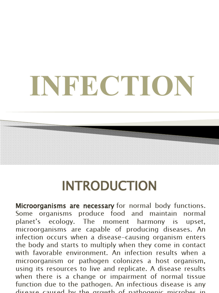 Infection | PDF | Infection | Pathogen