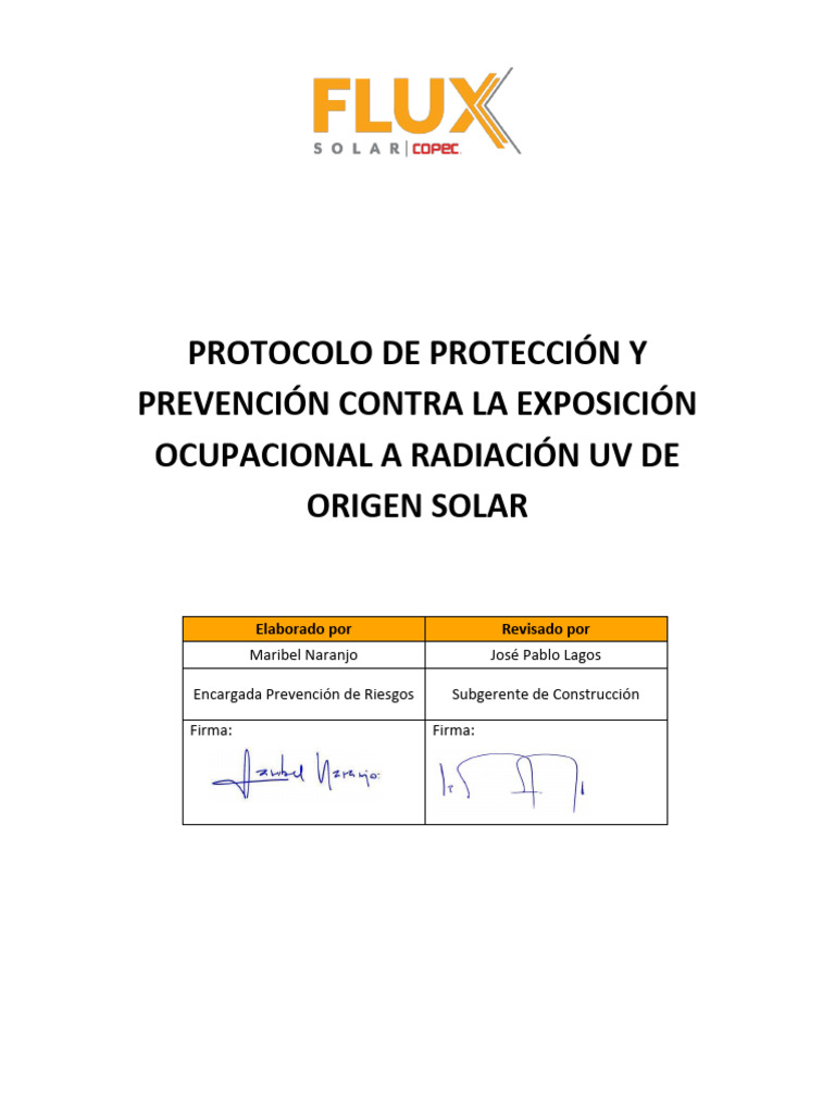 PTS-PR-RUV Protocolo Radiación UV 2022 | PDF | Ultravioleta | Dom