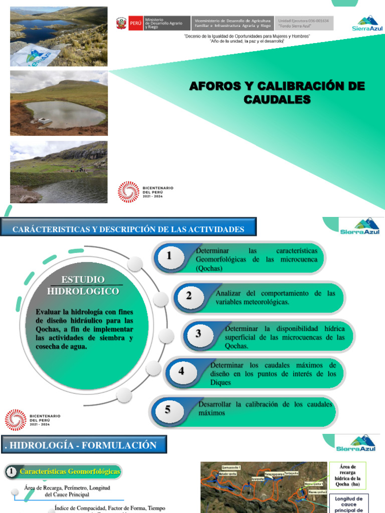 Ppt-hidrología-Aforo Validacion Uefsa 2024 | PDF | Hidrología ...