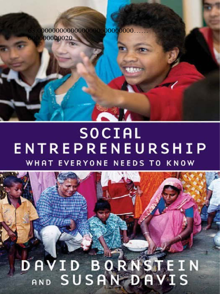 (David Bornstein, Susan Davis) Social Entrepreneur (Z Lib - Org) | PDF ...