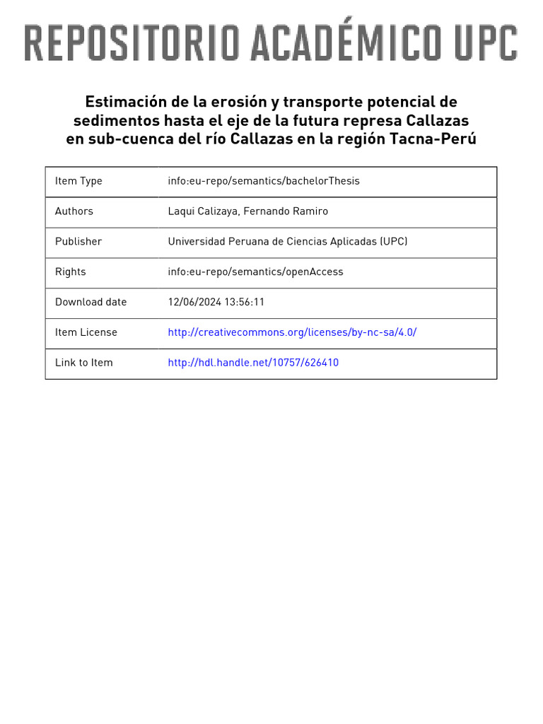 Laqui CF | PDF | Cuenca de drenaje | Sistema de información geográfica