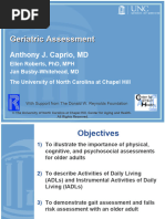 Comprehensive Geriatric Assessment | PDF | Geriatrics | Dementia