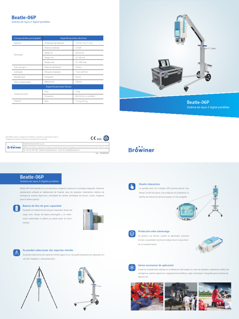 Beatle-06P ESP 202303 | PDF | Rayo X | Informática