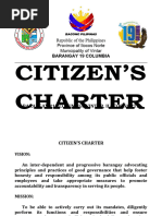Barangay Organizational Chart 2021 | PDF