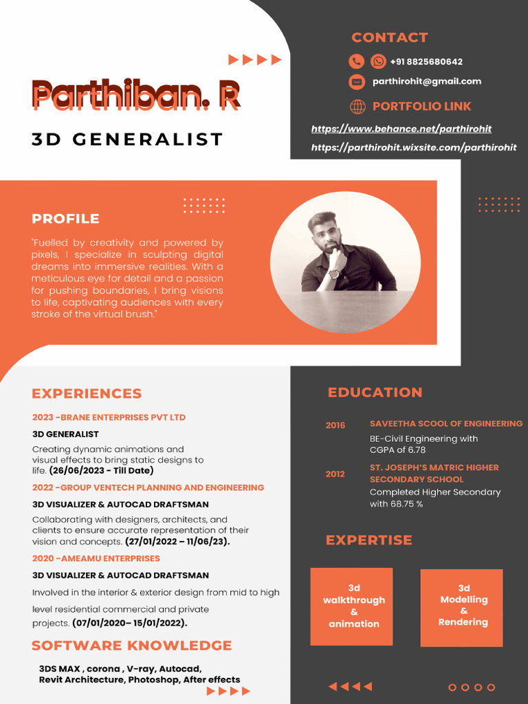 R.parthiban Resume | PDF