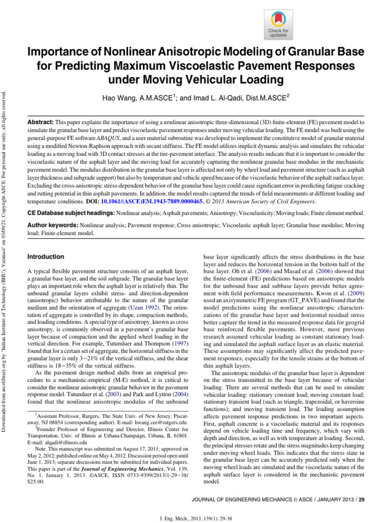 (Asce) em 1943-7889 0000465 | PDF | Stress (Mechanics) | Anisotropy