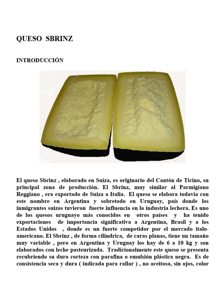 Microsoft Word - MMF-Sbrinz | PDF | Queso | Leche Microsoft Word - MMF-Sbrinz | PDF | Queso | Leche